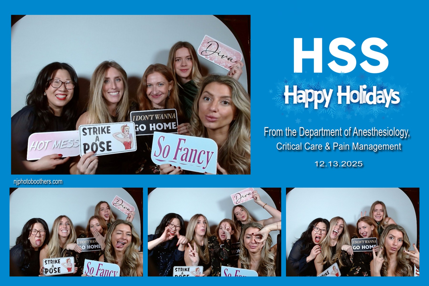 Hospital of Special Surgery – Holiday Party 2025 – Scott Roth Events LLC
